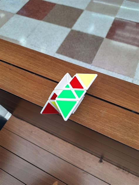 Can Anyone Identify This Pyraminx Type Cube It Turns In The Edges R