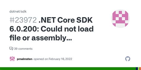 NET Core SDK Could Not Load File Or Assembly Microsoft CodeAnalysis Version