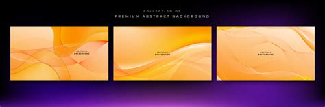 추상 주황색 노란색 기하학적 모양 벡터 기술 배경 디자인 브로셔 웹사이트 전단지 기하학적 3d 모양 벽지 포스터 인증서 프리젠 테이션 랜딩 페이지 공휴일에 대한 스톡 벡터