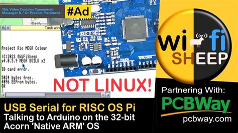 USB Serial Using Arduino On RISC OS Raspberrypi