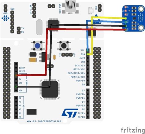 Stm32 Nucleo And Hdc1008 Sensor Arduino Example