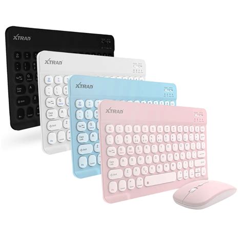 Kit Teclado E Mouse Macaron Bluetooth Ultra Fino Design Elegante Compacto Compatível Pc Notebook