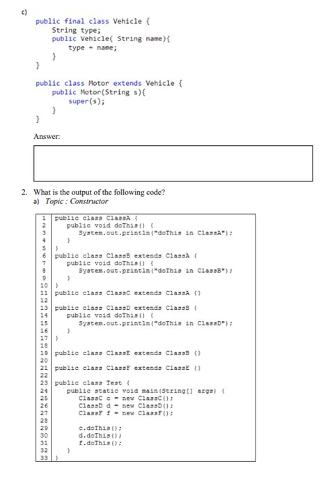 Solved Given The Following Code What Is Wrong With The Chegg