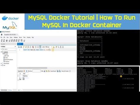MySQL Docker Tutorial MySQL Docker Setup How To Run MySQL In Docker Container YouTube