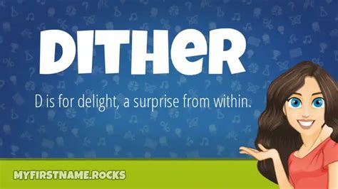 Dither First Name Personality And Popularity