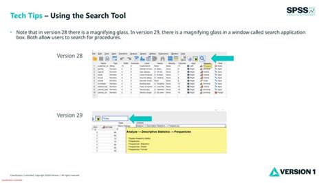 Spss Statistics Using The Search Tool In Ibm Spss Statisticspptx