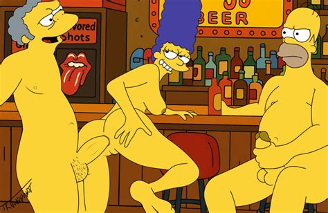 Rule 34 Anal Anal Sex Cuckold Debt Homer Simpson Marge Simpson Moe