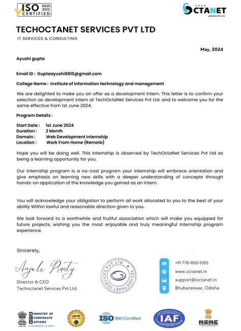 Ayushi Gupta On Linkedin Internship Newbeginnings