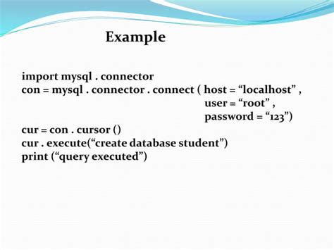 Interface With Mysqlpptx