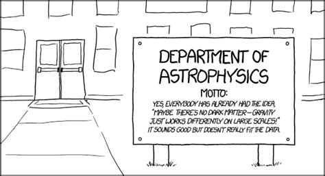 Dispatches From Turtle Island Xkcd On Dark Matter V Gravity Modification