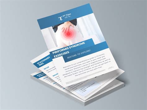 Piriformis Syndrome Exercises Worksheet Pdf Pt Time With Tim At