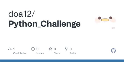 Github Doa12pythonchallenge
