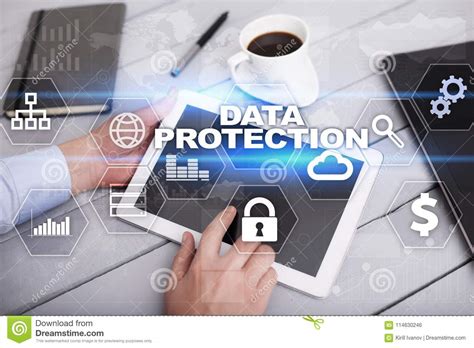 Data Protection Cyber Security Information Safety And Encryption