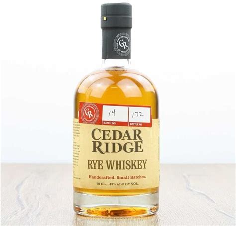 Cedar Ridge Rye Whiskey 07l