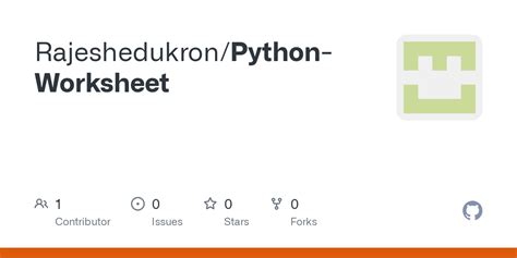 Python Worksheetpython Assesment1ipynb At Main · Rajeshedukronpython