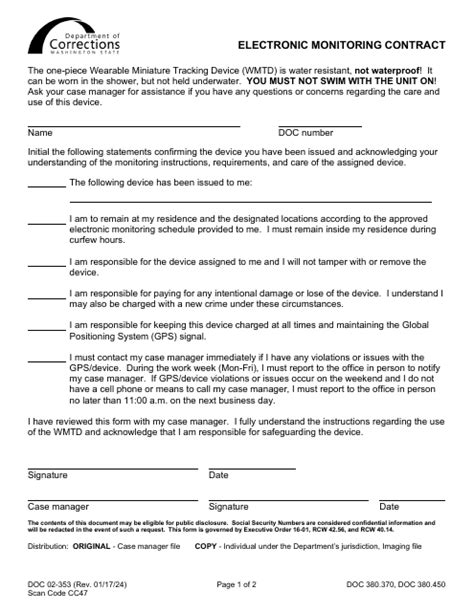 Electronic Monitoring Templates Pdf Download Fill And Print For Free