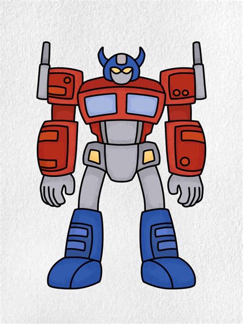 Transformer Drawing Easy HelloArtsy
