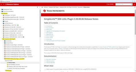 Ccsmsp432p401r Simplelink Sdk Lvgl Plugin3300006 And Rtos Msp Low Power Microcontroller