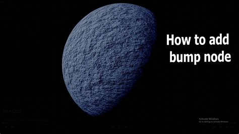 How To Add Bump Node Youtube