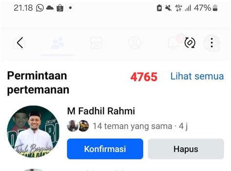 Akun Palsu 'Penipuan' Mengatasnamakan Fadhil Rahmi Bermunculan di Medsos dan WA