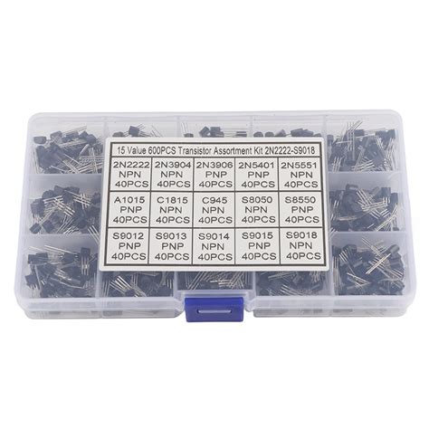 Buy 600pcs 15 Transistors To 92 Classification Transistor Box Kit