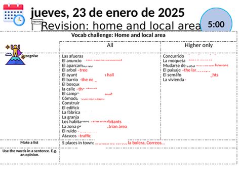 Y11 Spanish Aqa Final Revision Bundle Old Spec 2025 Teaching Resources