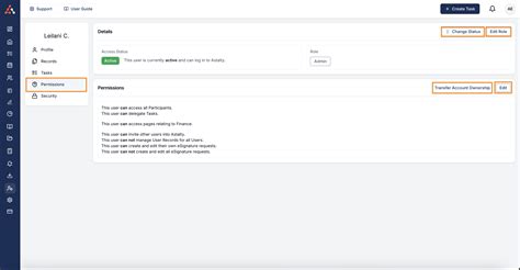 updating roles and permissions astalty guide