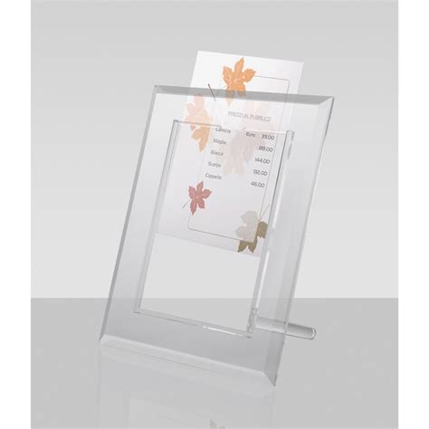 Porta Prezzimenu A Cornice In Plexiglass Tecnostyl Soluzioni Per