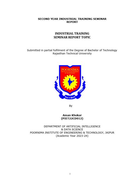 Its Report By Aman Pdf Python Programming Language Computer
