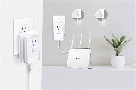 TP Link AV1000 TL PA7017P Powerline Ethernet Adapter Kit Gadgetsin