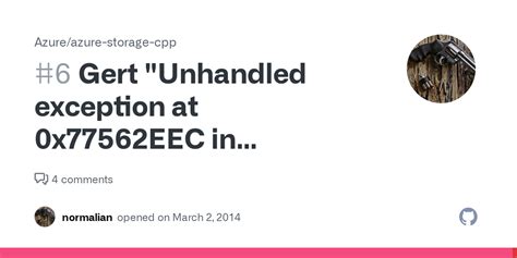 Gert Unhandled Exception At 0x77562eec In Xxxxxexe Microsoft C Exception Stdruntime