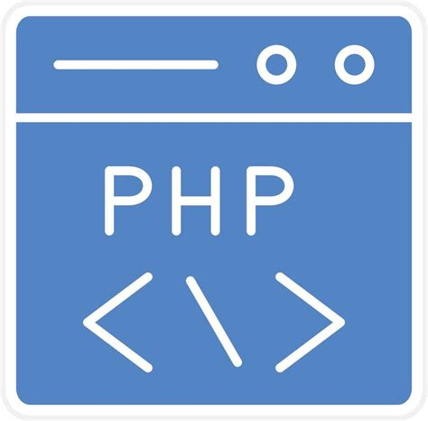 Php Coding Vector Icon Design 22950477 Vector Art At Vecteezy