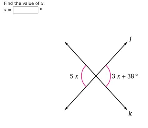 Solved Find The Value Of X Given That Find The Chegg Com