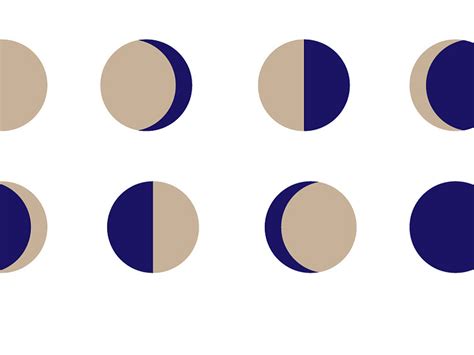 Personal Project Phases Of The Moon By Johanna Myers On Dribbble