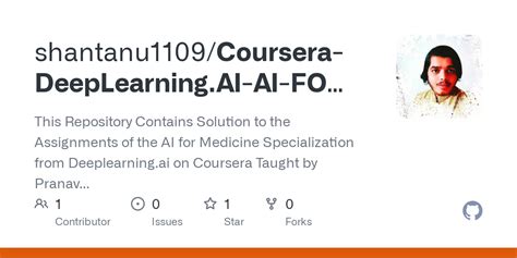 github shantanu1109 coursera deeplearning ai ai for medicine