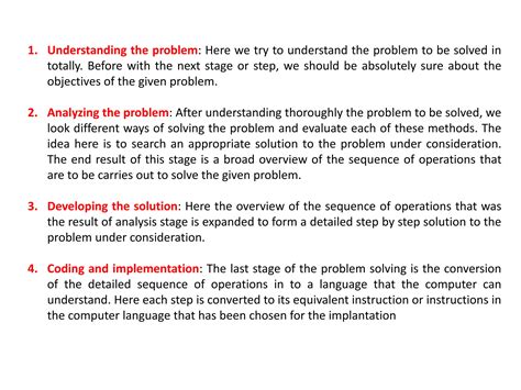 algorithm types performance steps working ppt