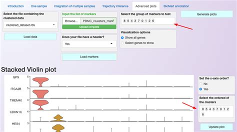 Advanced Plots — Asc Seurat Analytical Single Cell Seurat Based Web Application Documentation