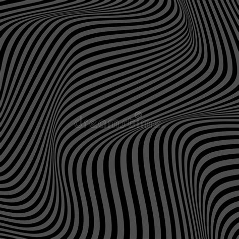 Wave Of Optical Illusion Abstract Dark Waves Vertical Lines Stripes Pattern Or Background With