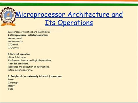 PPT Of Unit Of Microprocessor Microcontroller Ppt
