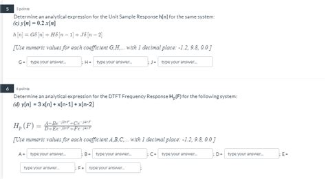 Solved Determine An Analytical Expression For The Unit Chegg