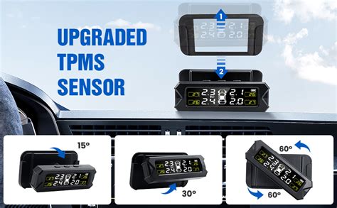 Tpms Tire Pressure Monitoring System Solar Wireless Tpms