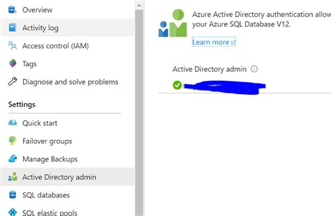 Azure Active Directory Non Admin User Access Azure Sql Database Stack Overflow