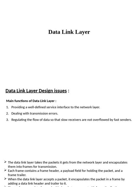 Chapter 8 Data Link Layer Pdf Transmission Control Protocol