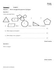 Polygons 2 Docx Polygons 2 Objective Grade 4 Derive And Apply The Properties Of Polygons