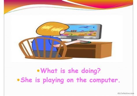 Present Continuous Powerpoint Gramma English ESL Powerpoints