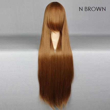 Jual Wig Cosplay Mcoser Base Cm Lurus N Brown Shopee Indonesia