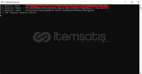 ⚡ discord token checker ⚡ 1676285 İtemsatış