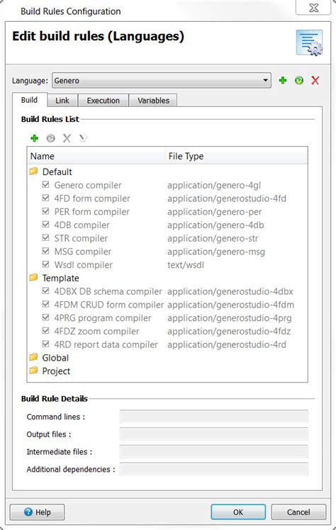 Build Tab