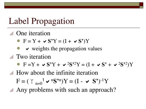PPT Label Propagation In Semi Supervised Learning Theory And Applications PowerPoint