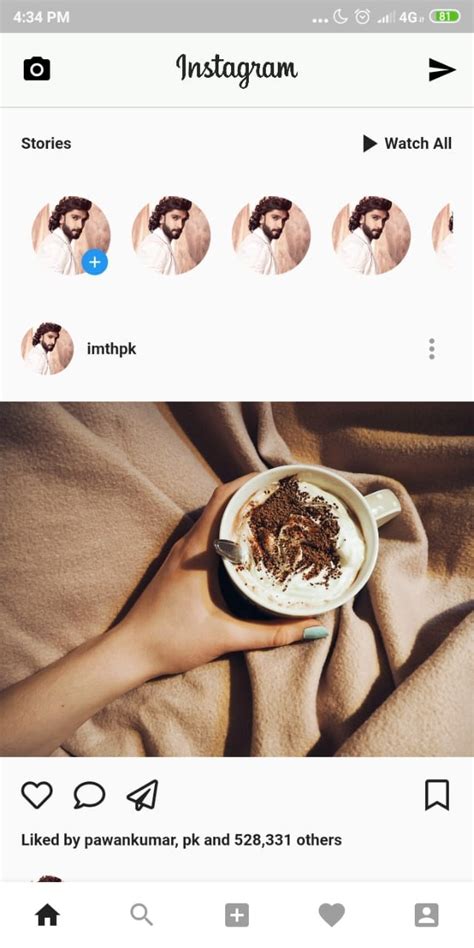 github gislainy flutter instagram ui clone